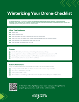 Winterizing Your Spray Drone Checklist